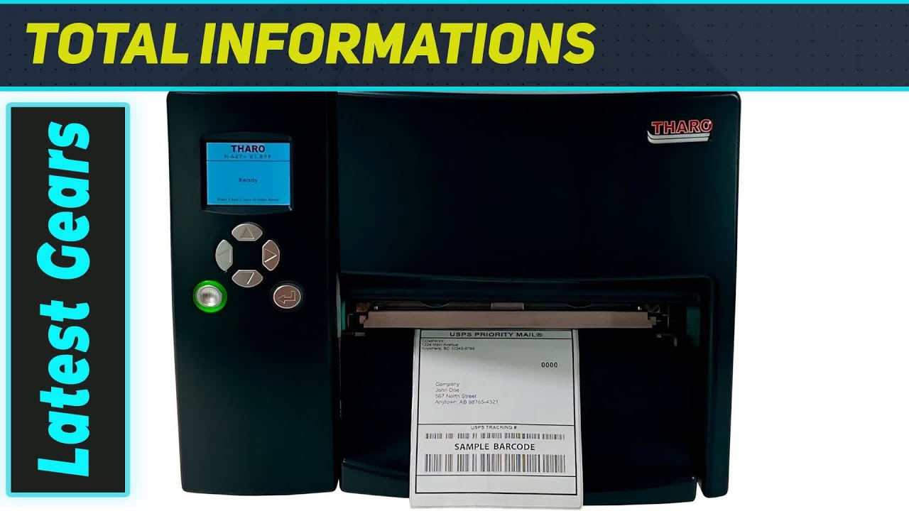 Tekswamp Tharo H-627 Wide 6" Printer: The Ultimate Labeling Powerhouse ...