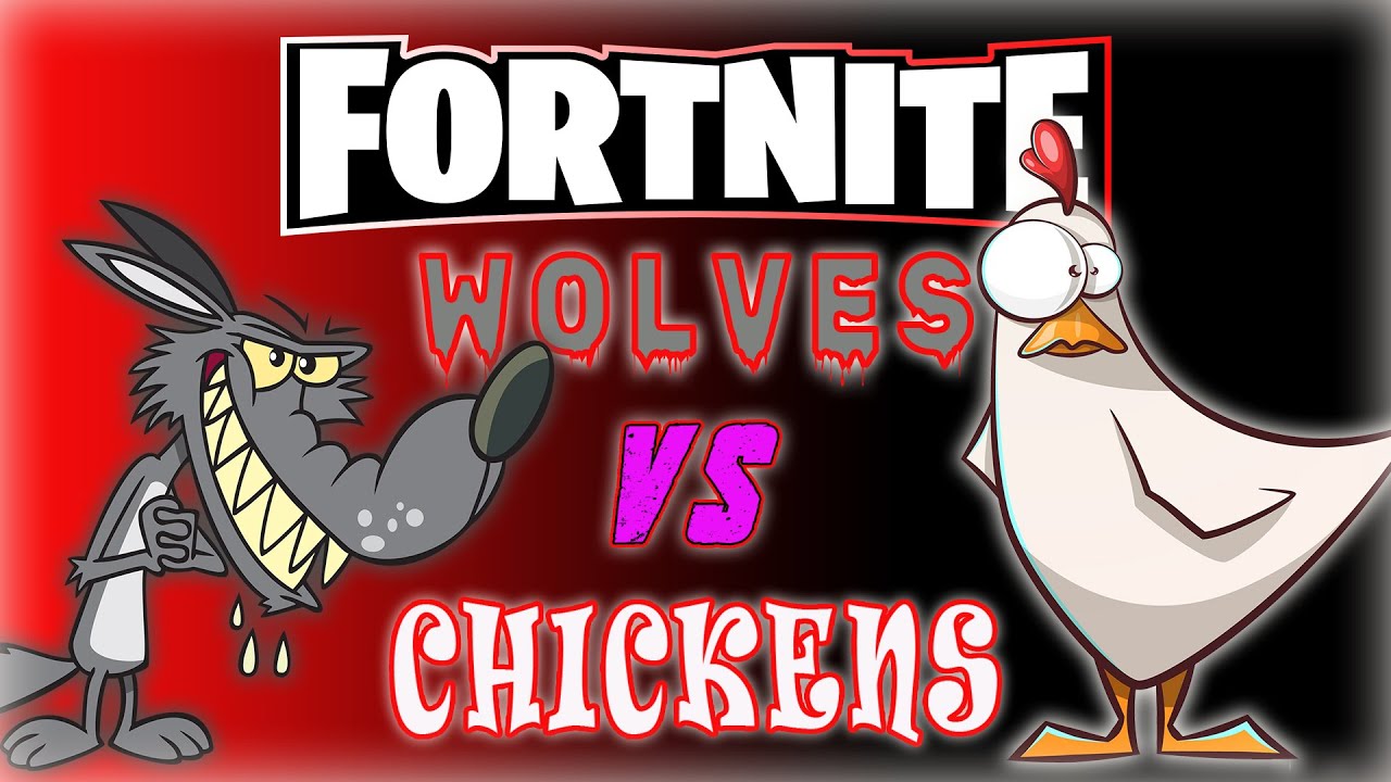 FORTNITE: WOLVES VS CHICKENS MAP BATTLE SQUAD #134 | 8 (PC) - YouTube