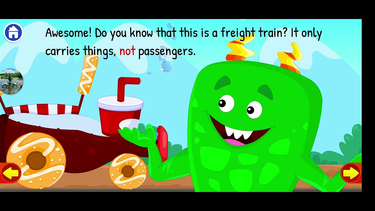 Kiddoland Part 12 (Train adventure with Chomping Monsters) Fun Kids app ...