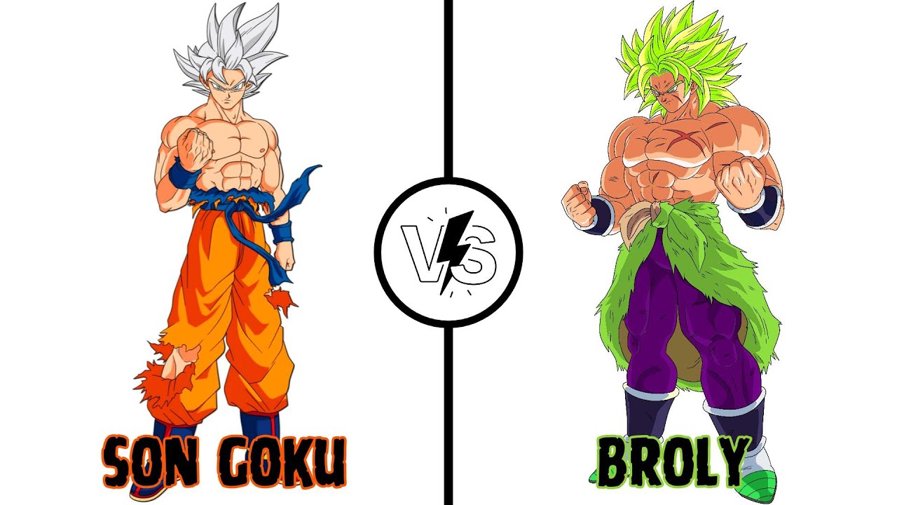 MUI Goku vs. SSFP Broly | Death Battle - YouTube