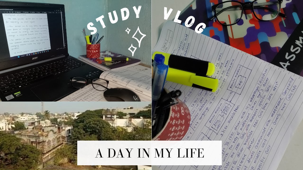 Study Vlog | Preparing for END semester | Engineering Student | A Day ...