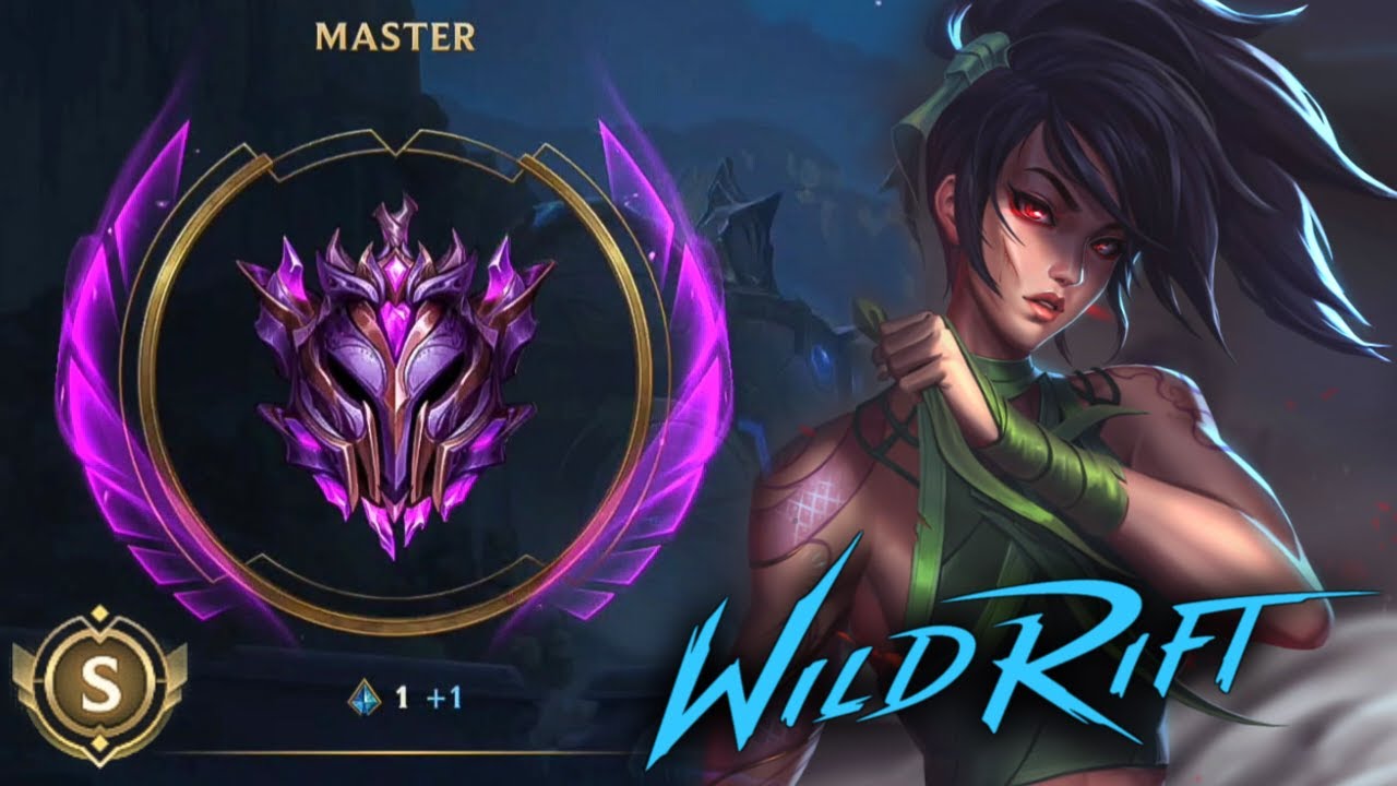 AKALI MASTER RANK PROMOTION! - WILD RIFT - YouTube