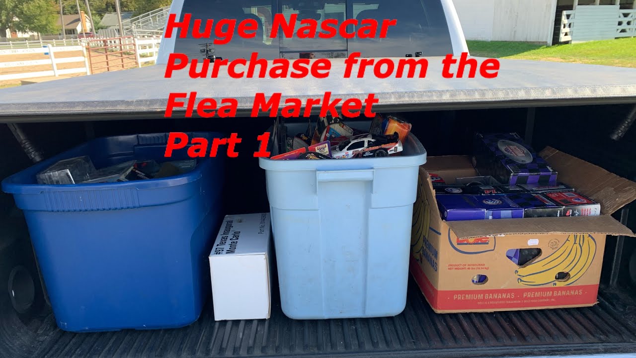 Huge Nascar Flea Market Purchase Part 1 - YouTube