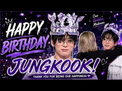 Jungkook Birthday Celebration 🎉✨ (01.09.2026) | BTS LA Concert JK Birthday Wishes 💜