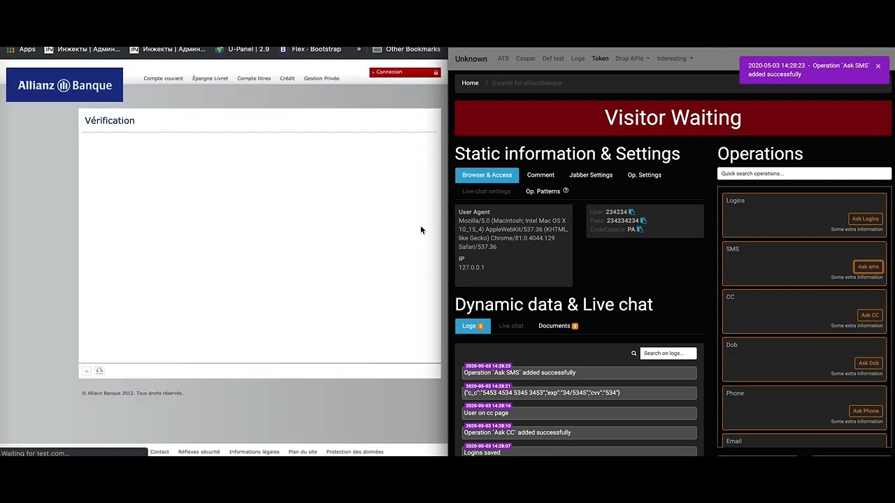 uADMIN PAGES Customise Spam Pages easy to setup|TG:@alexdedevbot - YouTube