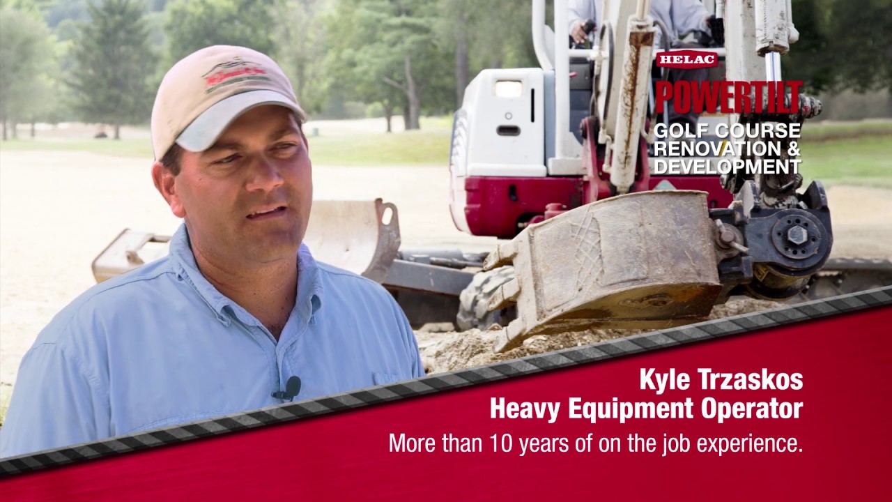 How PowerTilt Tilting Coupler Skyrockets Your Golf Course Renovation ...
