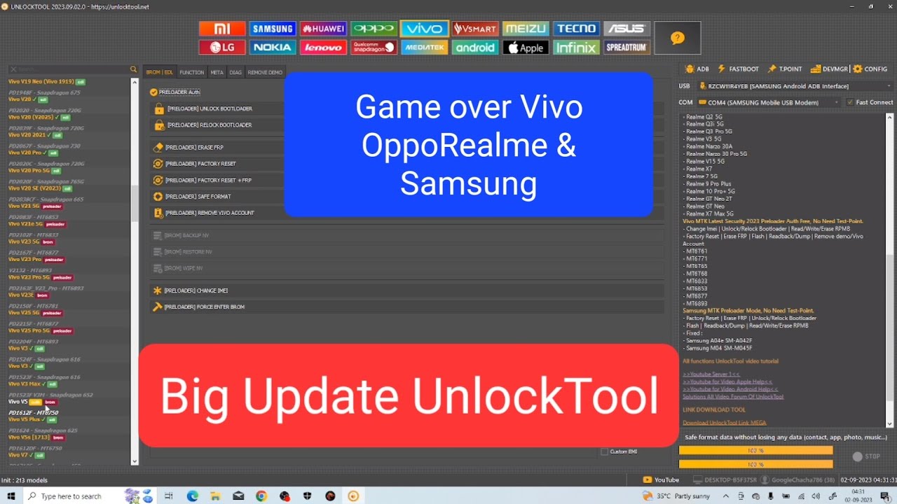 Preloader Game Over By Unlock Tool New Update 2 Sept. 2023 / Vivo ...