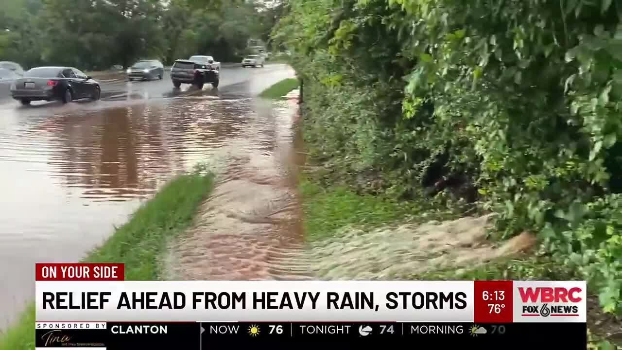 Relief ahead from heavy rain, storms - YouTube