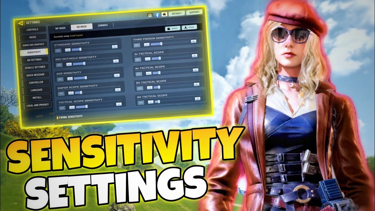 WOW 😍 NEW BEST COD MOBILE SENSITIVITY SETTINGS GYROSCOPE - YouTube