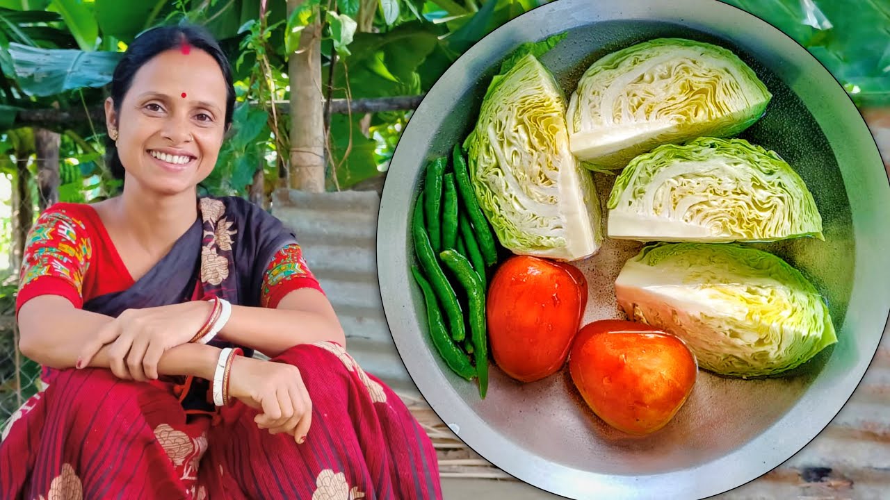 সম্পূর্ণ নিরামিষ বাঁধাকপির এই রেসিপি একবার অবশ্যই করে দেখবেন সবাই পছন্দ ...
