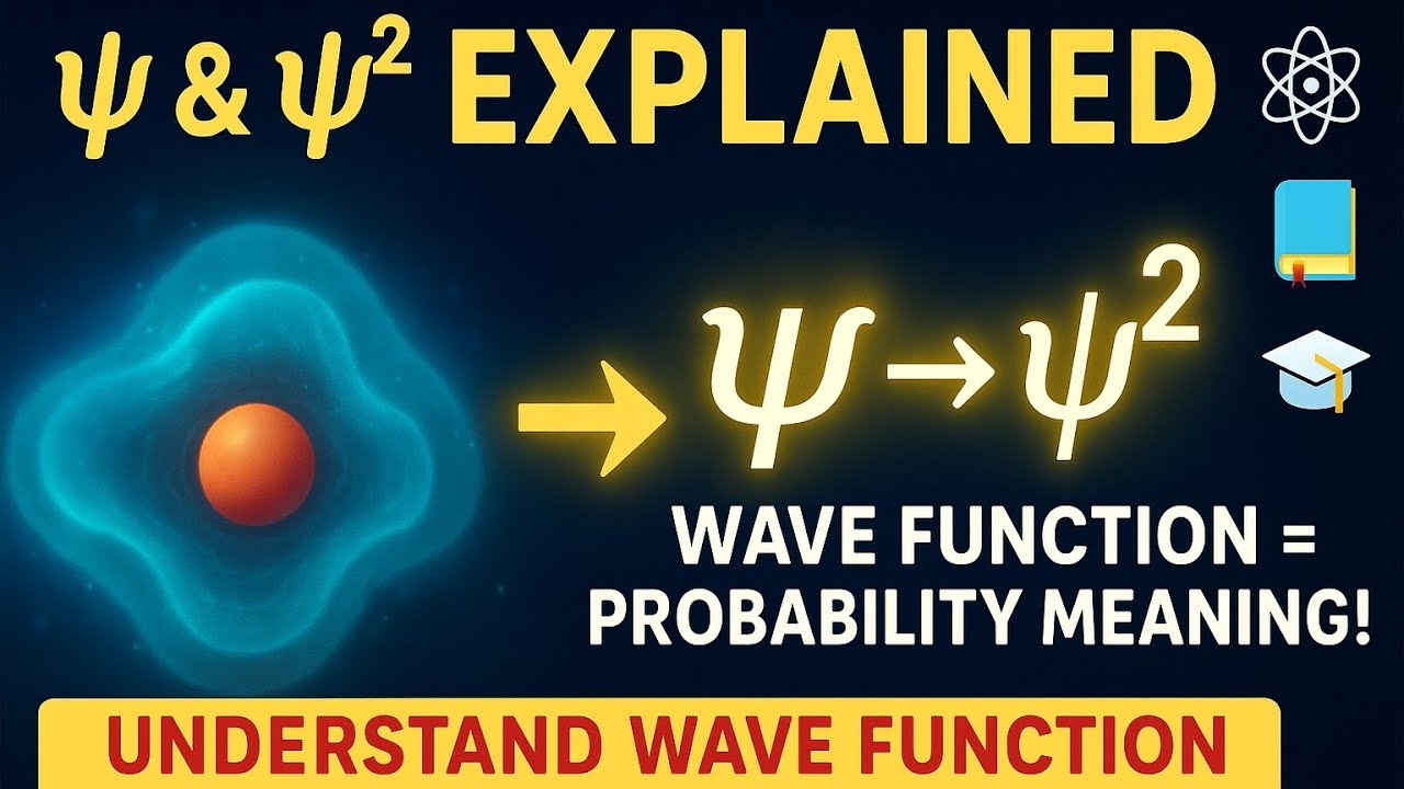 Physical Significance of ψ and ψ² | Wave Function Explained | Quantum ...