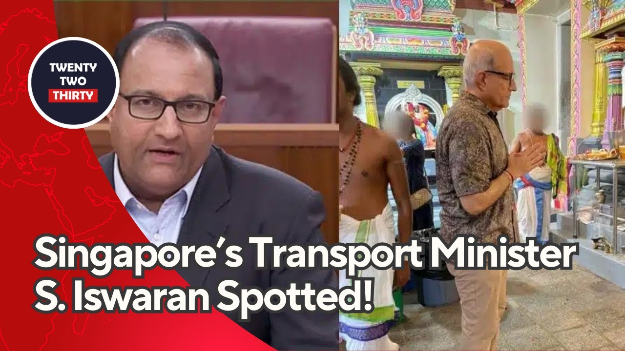 Singapore’s Transport Minister S. Iswaran Spotted Praying At Temple ...