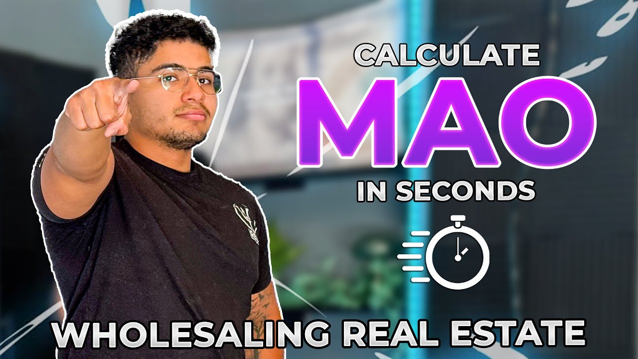 How To Calculate House Offers INSTANTLY - Find MAO (Max Allowable Offer ...