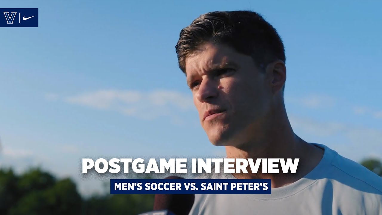 Men's Soccer - Coach Fetrow Postgame Interview vs. Saint Peter's ...