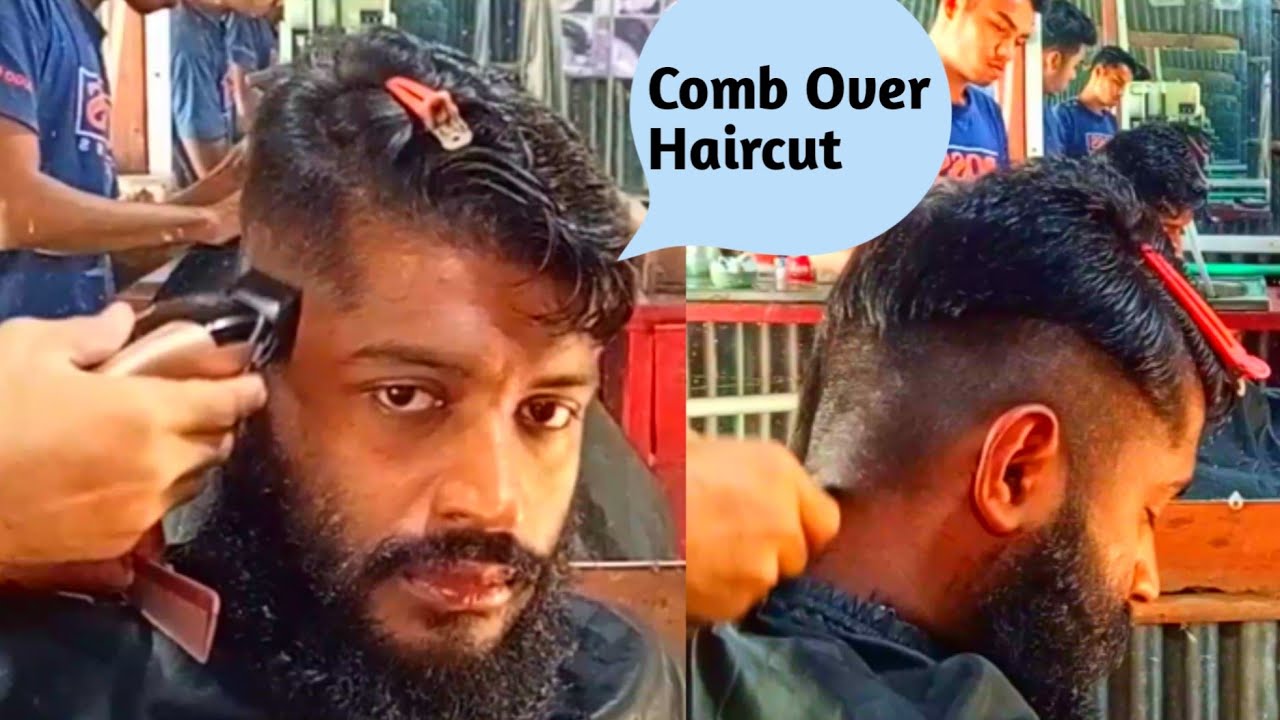 How To Clipper Over Comb Full Haircut Tutorial, New Style Comb Over ...