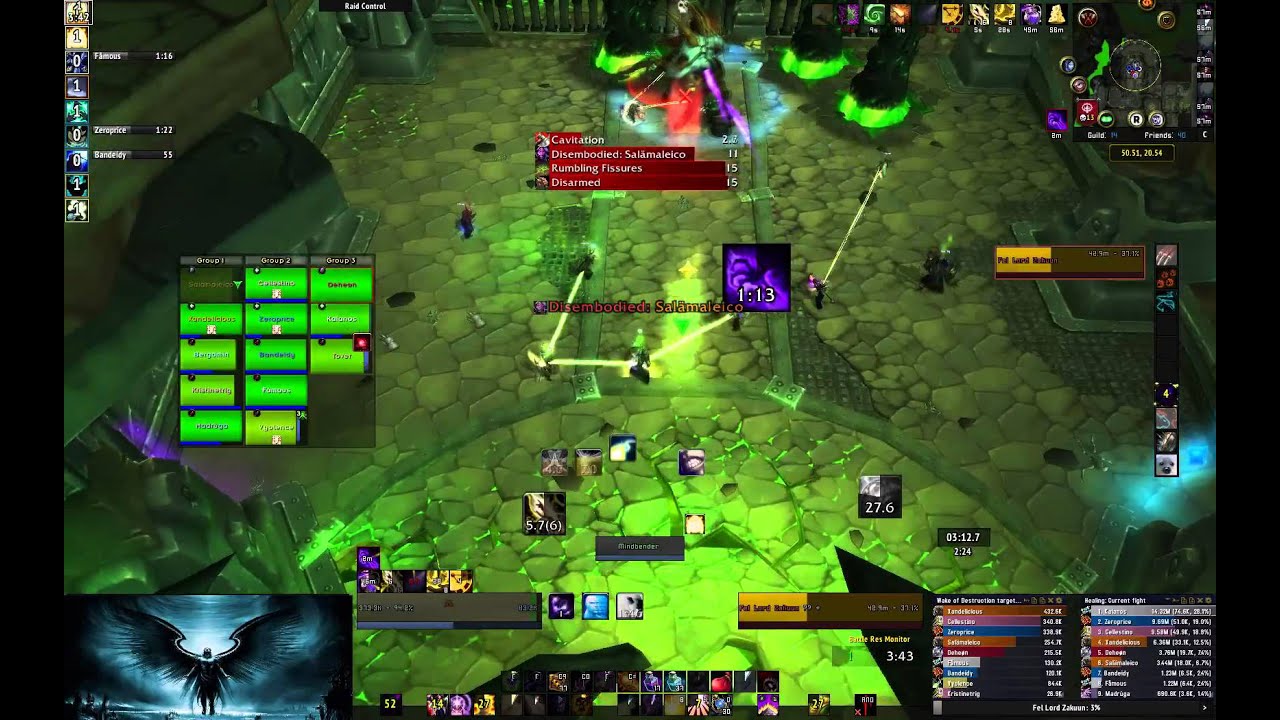 EvilEmpire vs Fel Lord Zakuun HEROIC. Disc Priest POV - YouTube