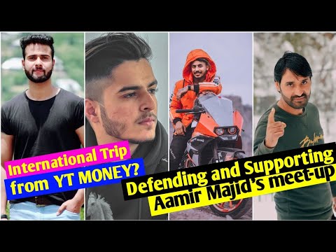 Faheem Vlogs against AAMIR MAJID? Idrees Mir International Trip from ...