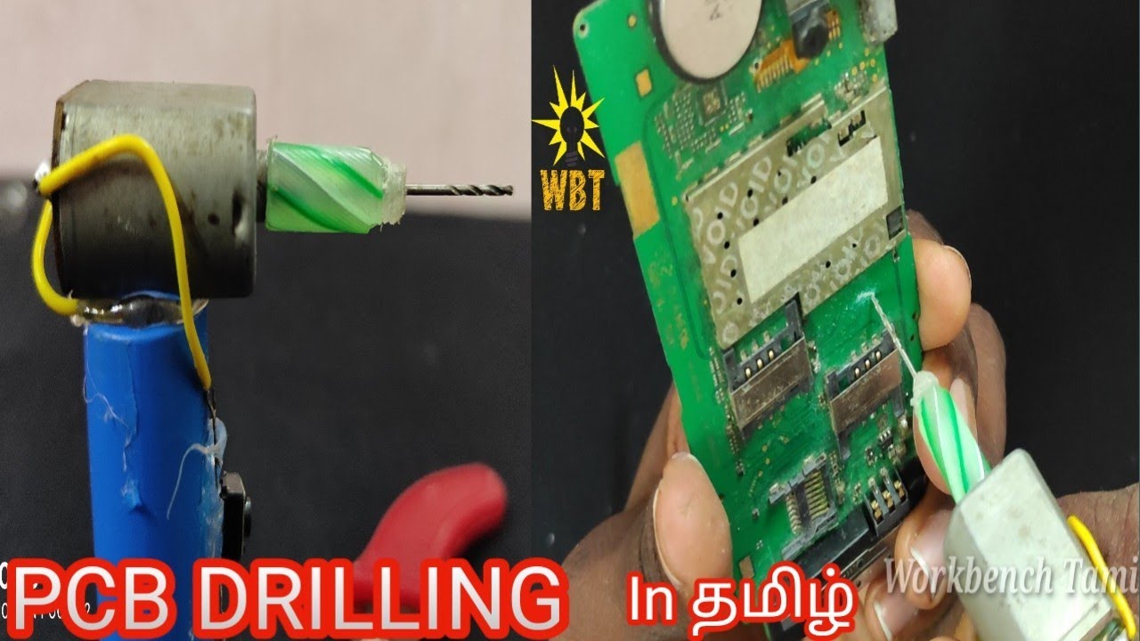 How To Make Pcb Drilling At Home... - YouTube
