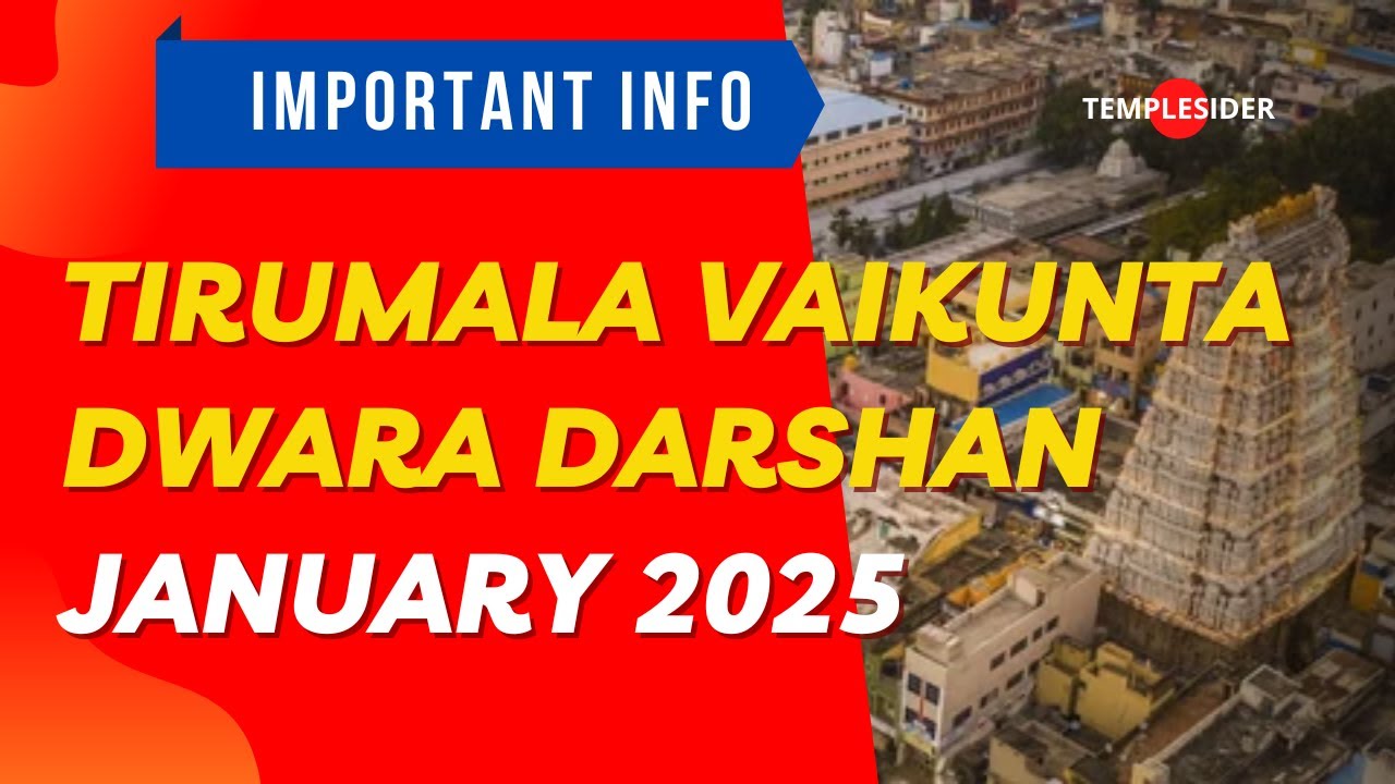 🚨 Essential Guide for Tirumala Vaikunta Dwara Darshan 2025 | Pilgrim ...