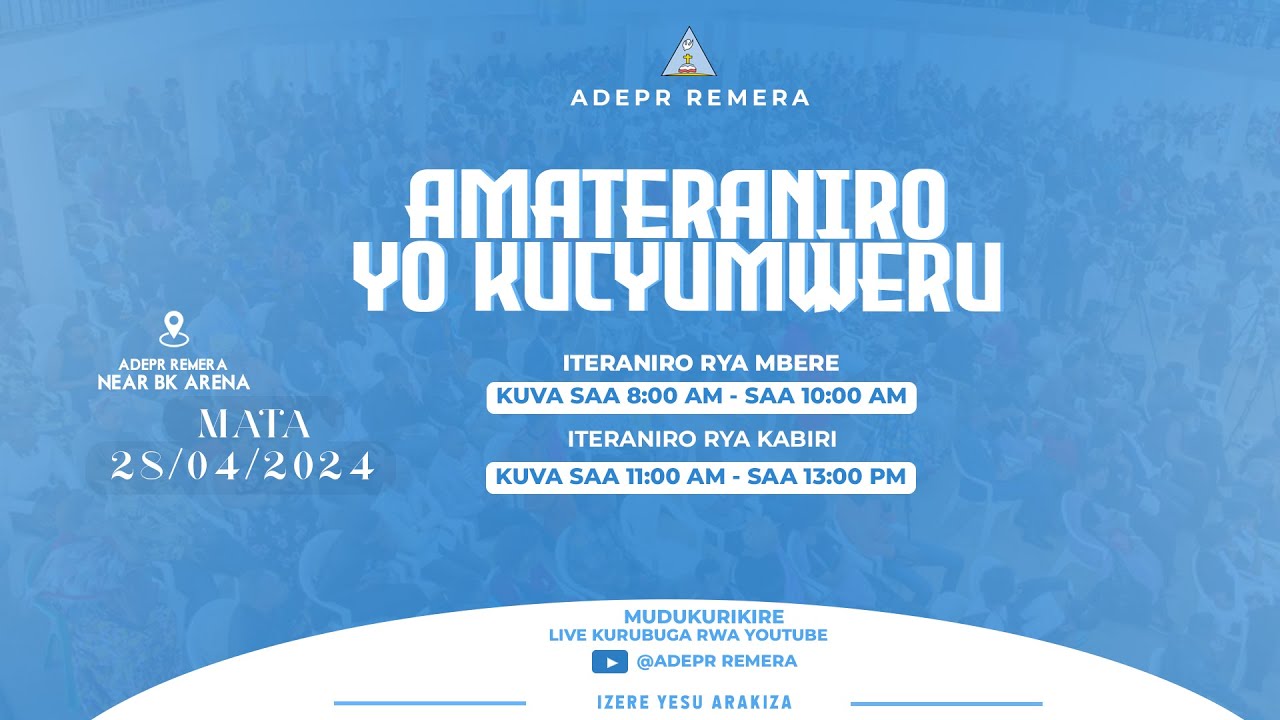 LIVE: URUGAMBA RW'UMUKRISTO N'URUHE? / Pst KARURANGA EDUARD 1st Service ...