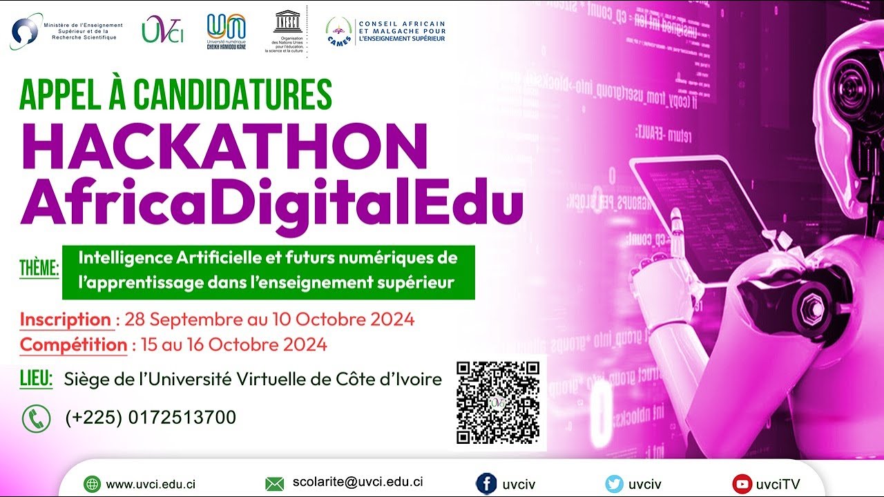 Hackaton AfricaDigitalEdu 2024 - YouTube