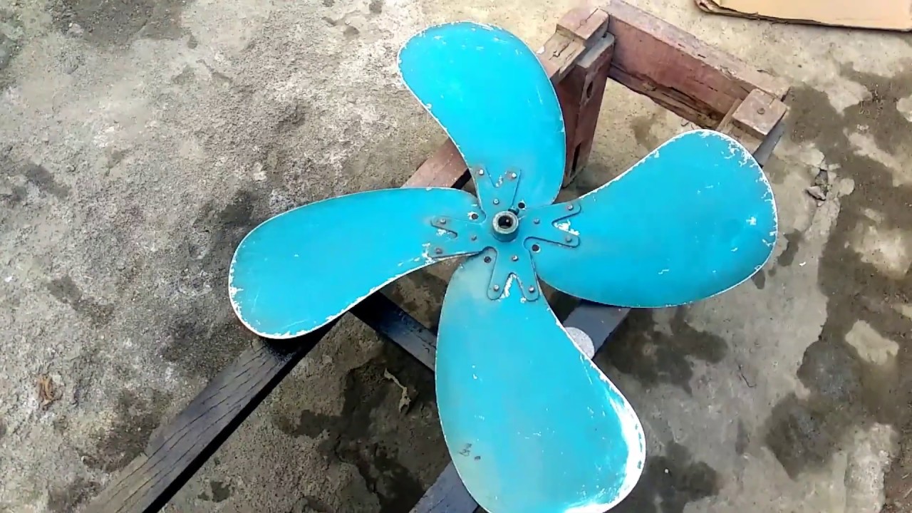 how to old table fan restoration - YouTube