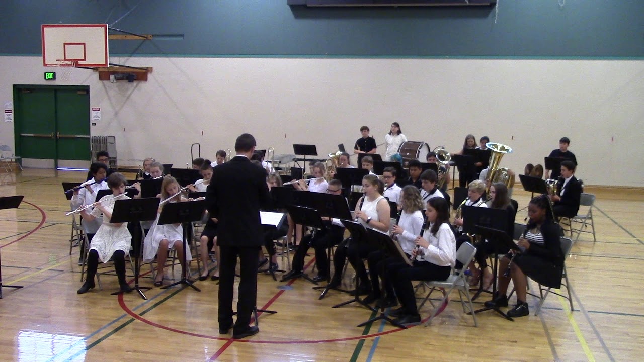 Kelly Middle School Band Concert: Challenger Point - YouTube