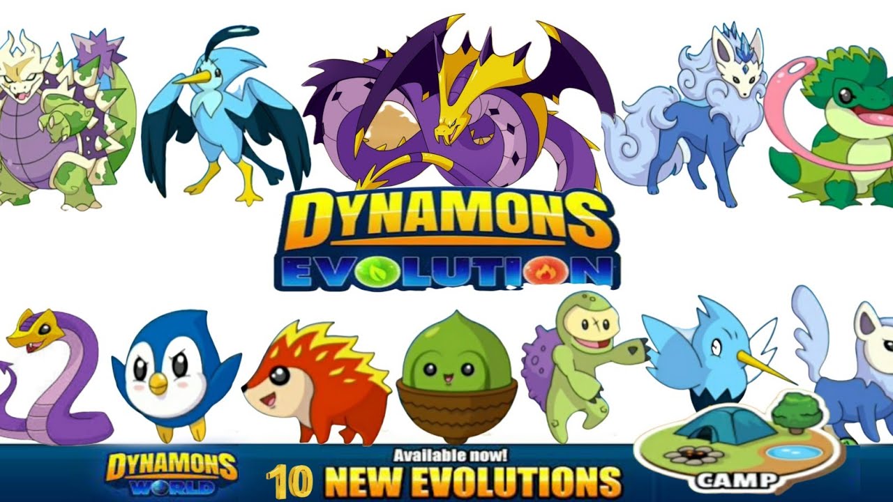 All Camp Dynamons Evolution And Skill Part 1 - YouTube