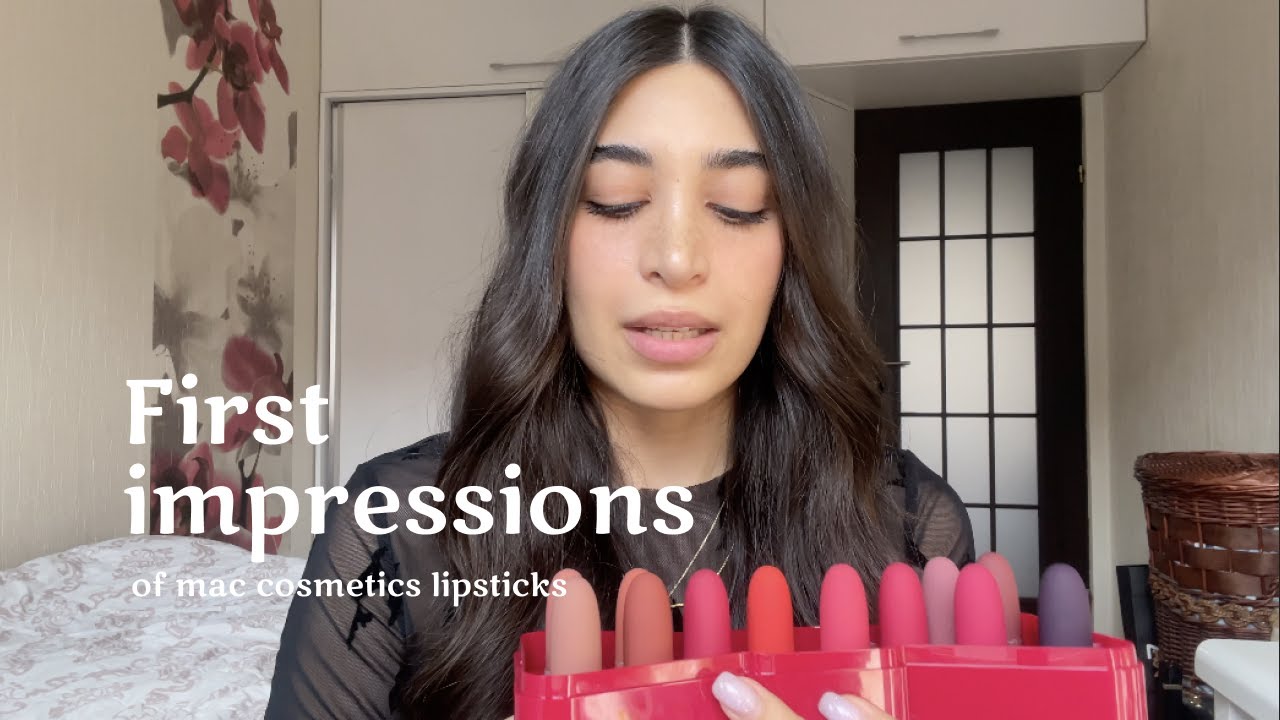 Trying out MAC lipsticks of 12 shades//Mac Cosmetics Celebrate In ...