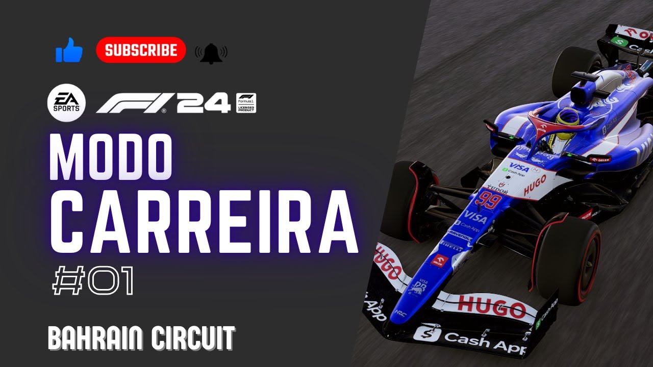 [F1 24] MODO CARREIRA #01: Mundo da Fórmula 1, muito prazer. Willian ...