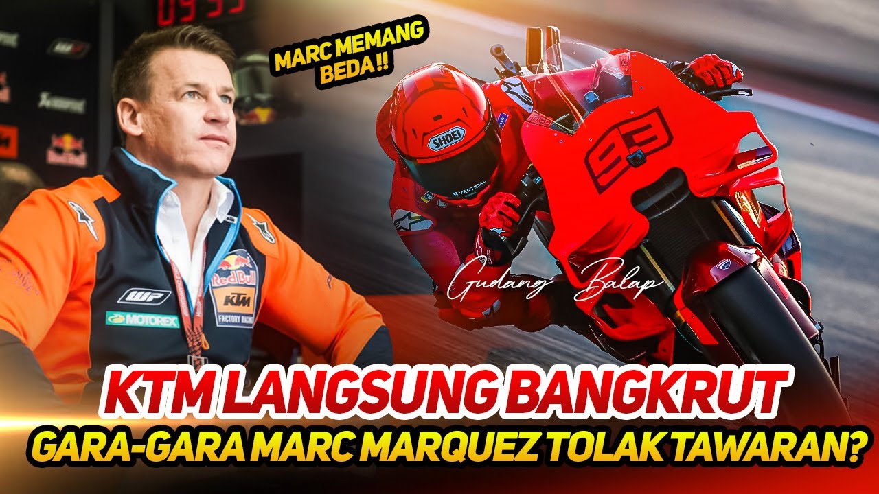 KTM RESMI BANGRKUT ️PIT BIERER NGAMUK~SALAHKAN MARC MARQUEZ YANG TERIMA ...