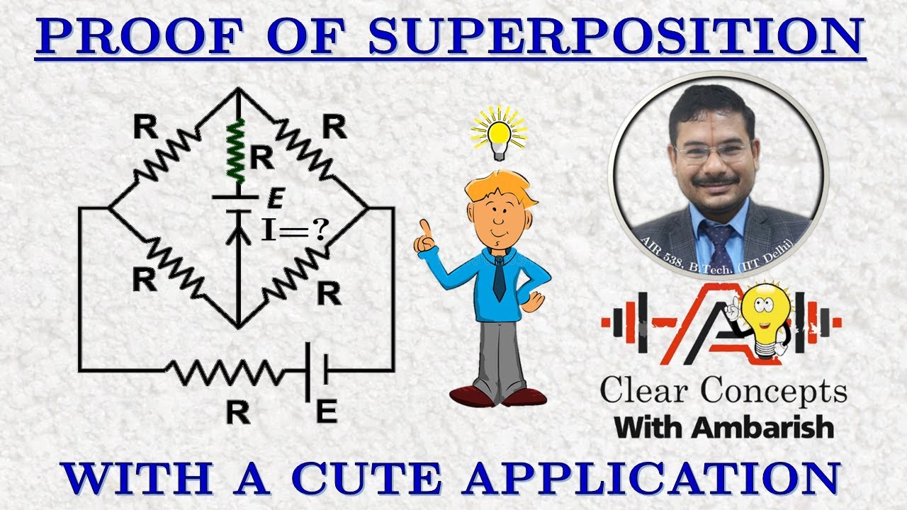 CIRCUITS | SUPERPOSITION THEOREM |EASY PROOF |CUTE EXAMPLE - YouTube