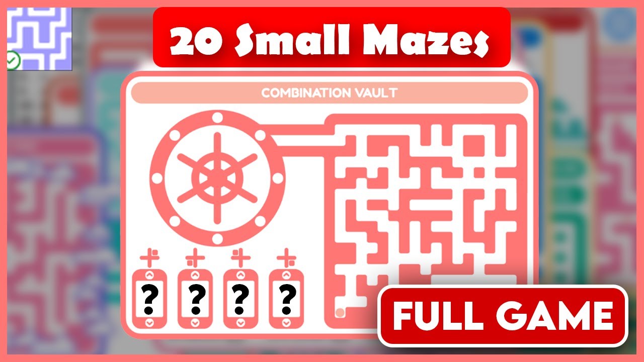 20 Small Mazes Game I Maze Walkthrough I 2024 puzzle game - YouTube