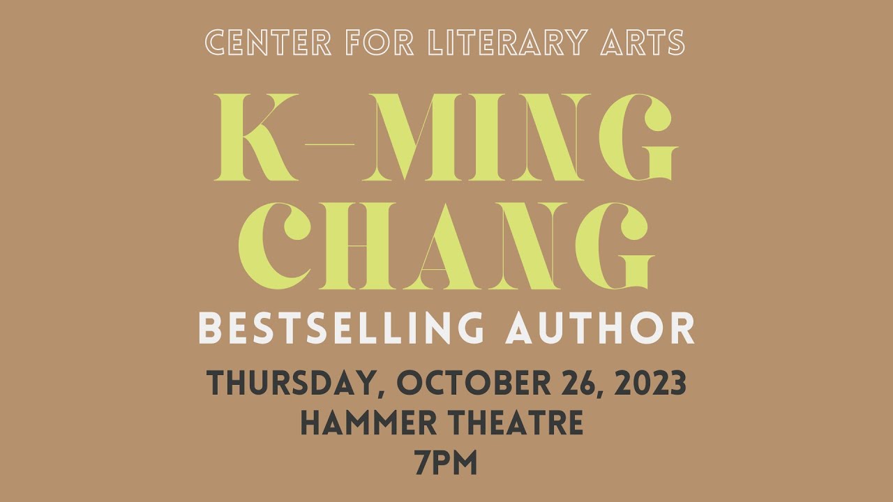 Center for Literary Arts Presents - K-Ming Chang - YouTube