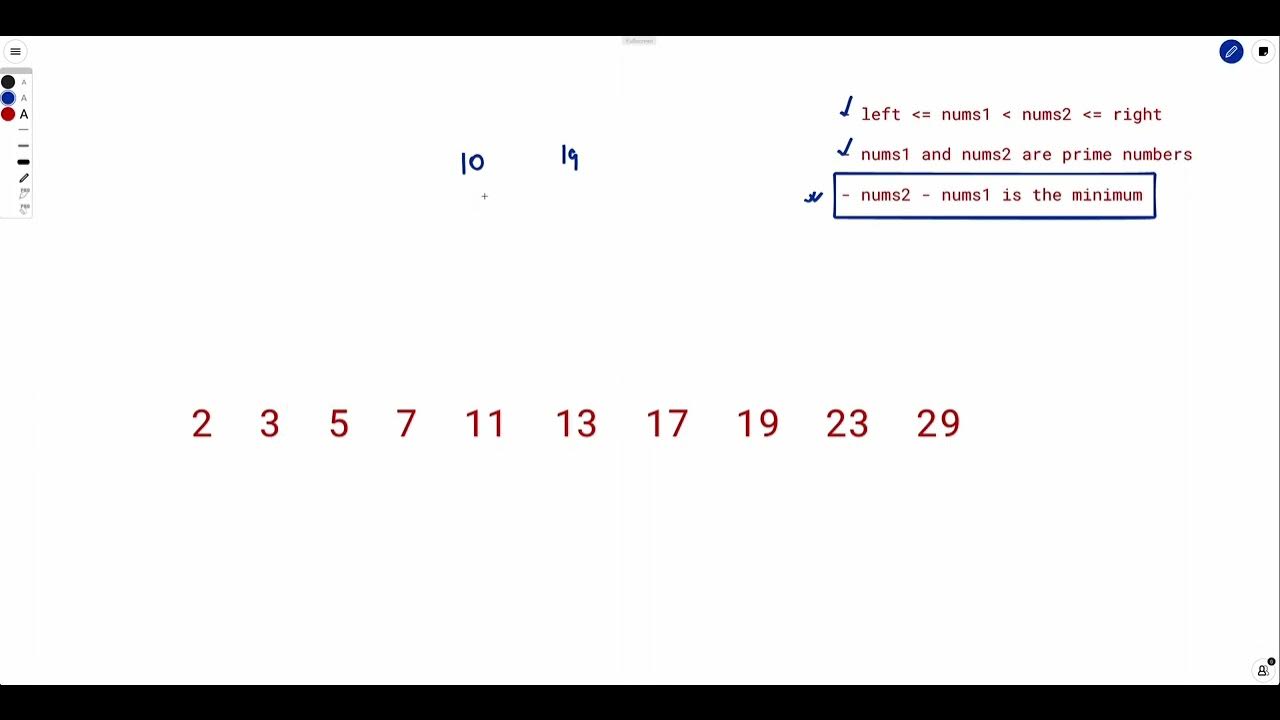 Weekly Contest 326 Closest Prime Numbers In Range Youtube
