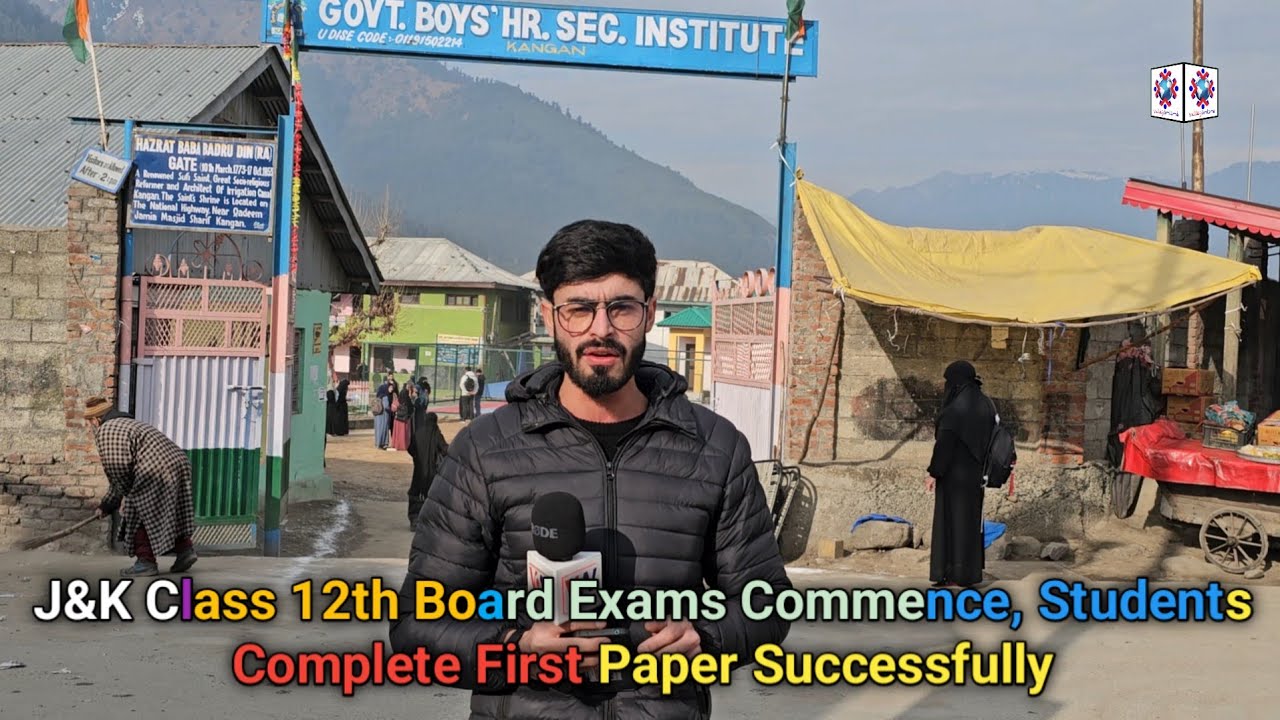 J&K Class 12th Board Exams Commence, Students Complete First Paper ...