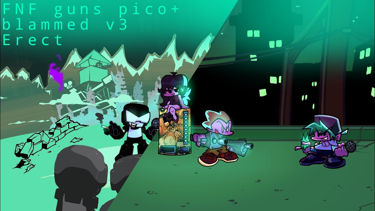 FNF guns pico and blammed v3 gameplay - YouTube