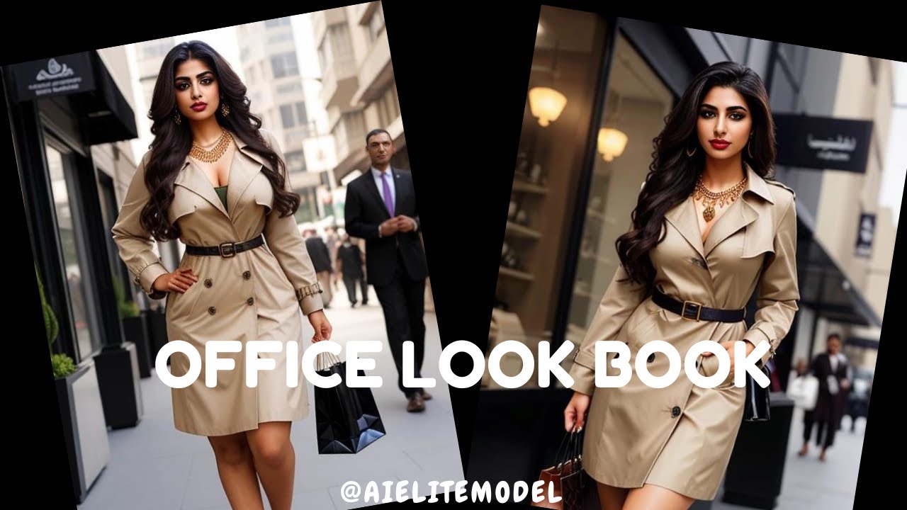 Ultimate AI Art Look Book Models #officedress - YouTube