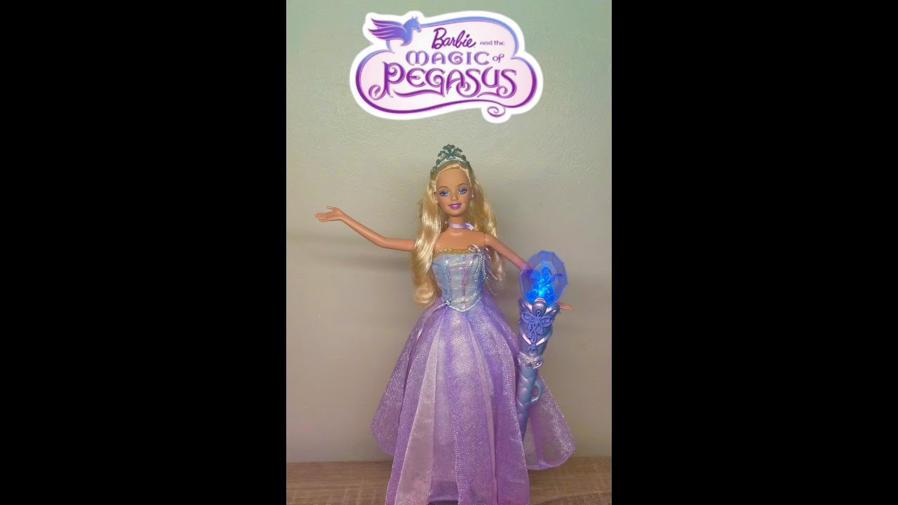 doll Barbie magic Pegasus ( poupée Barbie est le cheval magique - YouTube