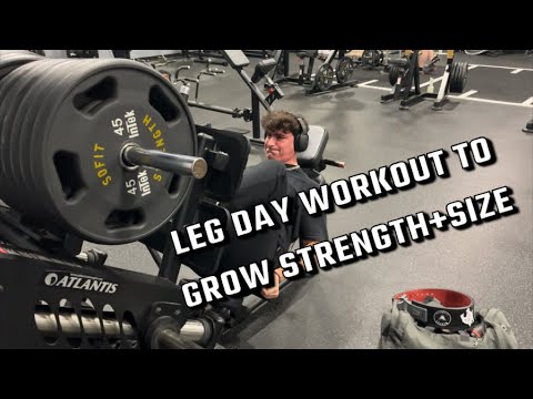 High intensity leg workout | all the supplements I take - YouTube