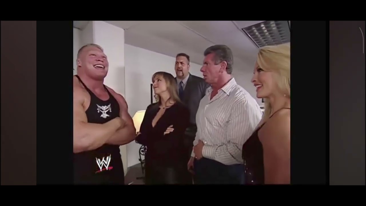 Brock Lesnar , Vince , Sable ,Big Show & Stephanie | Smackdown segments ...
