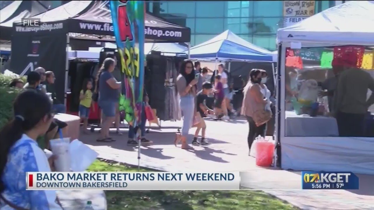 Bako Market returns to downtown Bakersfield Saturday - YouTube