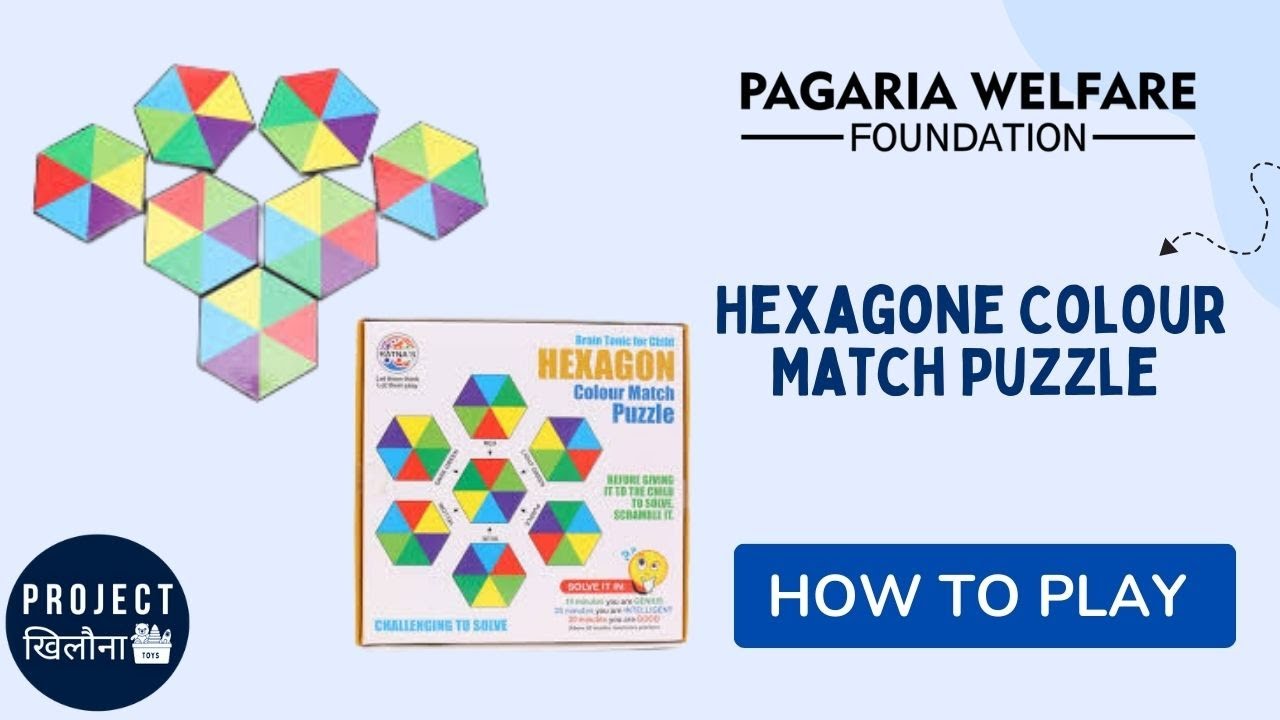 Hexagon Colour Match Puzzle : How To Play : Project Khilona - YouTube