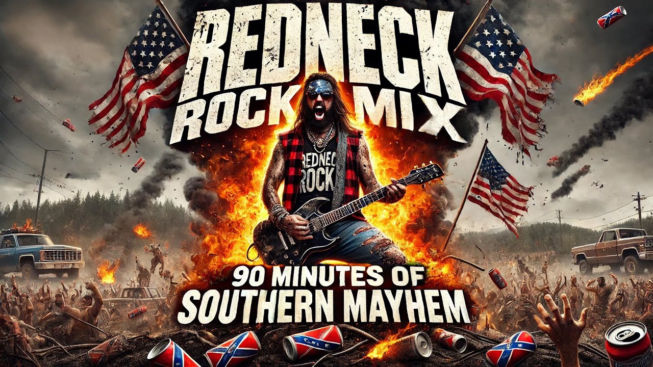 🔥 Redneck Rock MIX - 90 Minutes of Southern Mayhem - YouTube