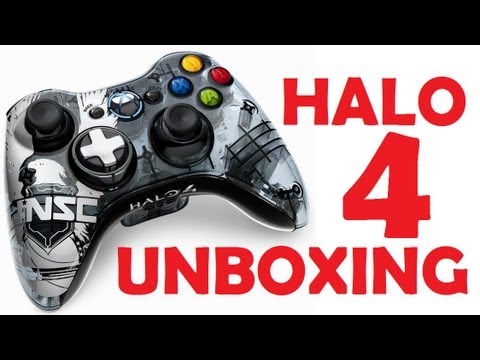 Halo 4 Limited Edition UNSC Controller Unboxing - YouTube