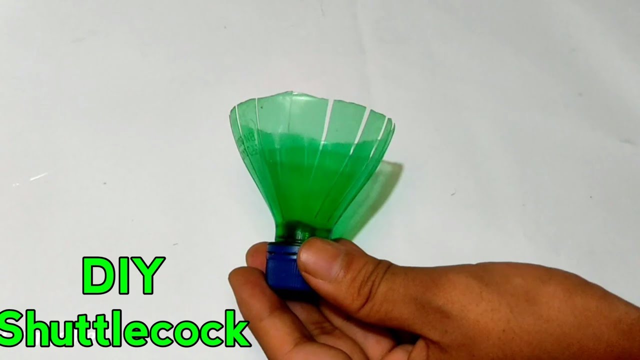 How to make shuttlecock at home | Homemade badminton cock - Using ...
