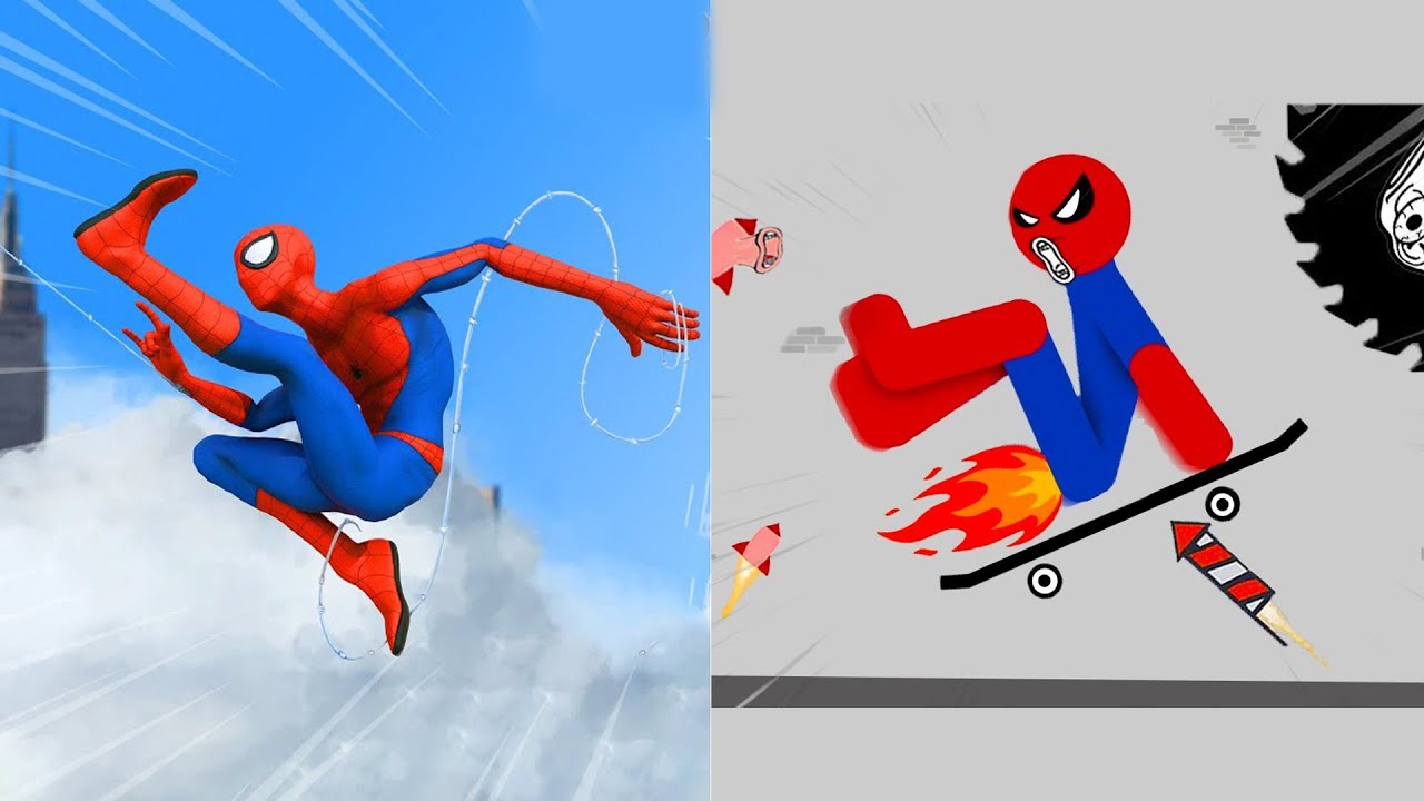 Stickman Dismounting live funny and epic moments #76 - YouTube