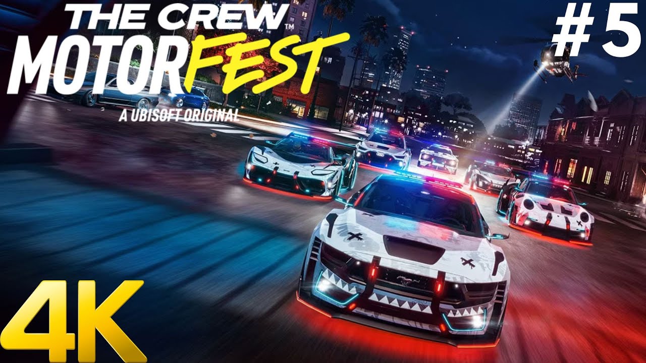 THE CREW MOTORFEST 4K PC Ultra Graphics Gameplay #5 - Chase Squad Part ...