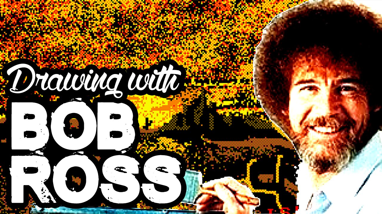 Drawing with Bob Ross! - YouTube