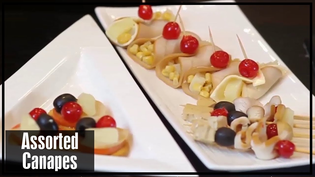 Assorted Canapes | Chicken Recipe | Quick & Easy Recipe | Homemade Food ...